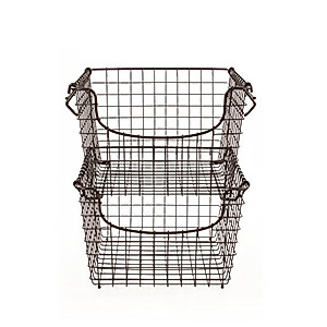 Spectrum Diversified Scoop Stacking Storage Basket,