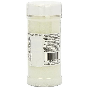 Wilton White Sparkling Sugar, Glamour White Sprinkles for Cakes & Cookies, 8 oz.