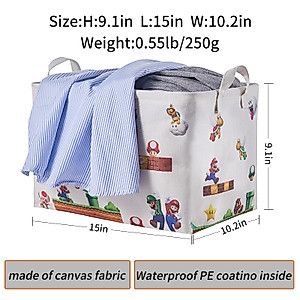 Super Basket,Nursery Bedroom Decor,Baby Laundry Large Hamper Foldable With Waterproof Pe Coating,Brothers Dirty Clothes Basket for Kids,Boys and Girls Birthday Gifts,Bathroom Set,Toy Bin (white)