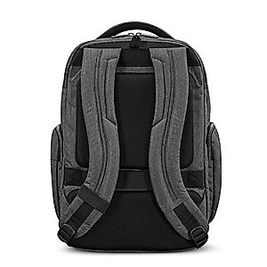 Samsonite Modern Utility Double Shot Laptop Backpack, Charcoal Heather, One Size