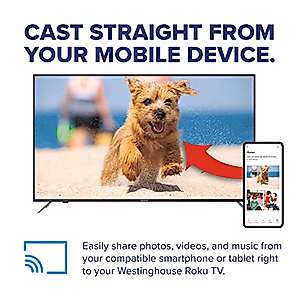 Westinghouse 24" HD Smart Roku TV, 720p High Definition Smart TV with Wi-Fi Connectivity and Mobile App, Flat Screen TV Compatible with Apple Home Kit, Alexa and Google Assistant, 2023 Model