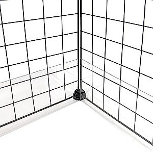 Tierecare Cage Guard Liners 14”x4.7” Scatter Guard Flexible Clear Side Lining for C&C Metal Wire Kennel Crate Playpen Pack of 8