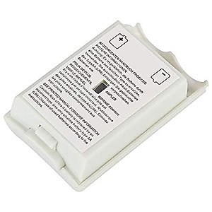 Battery Cover, Replacement Universal Oil Injection Process 5 PCS Easy to Install Anti-Abrasion Shell Case Cover Kit for Game Controller(White)