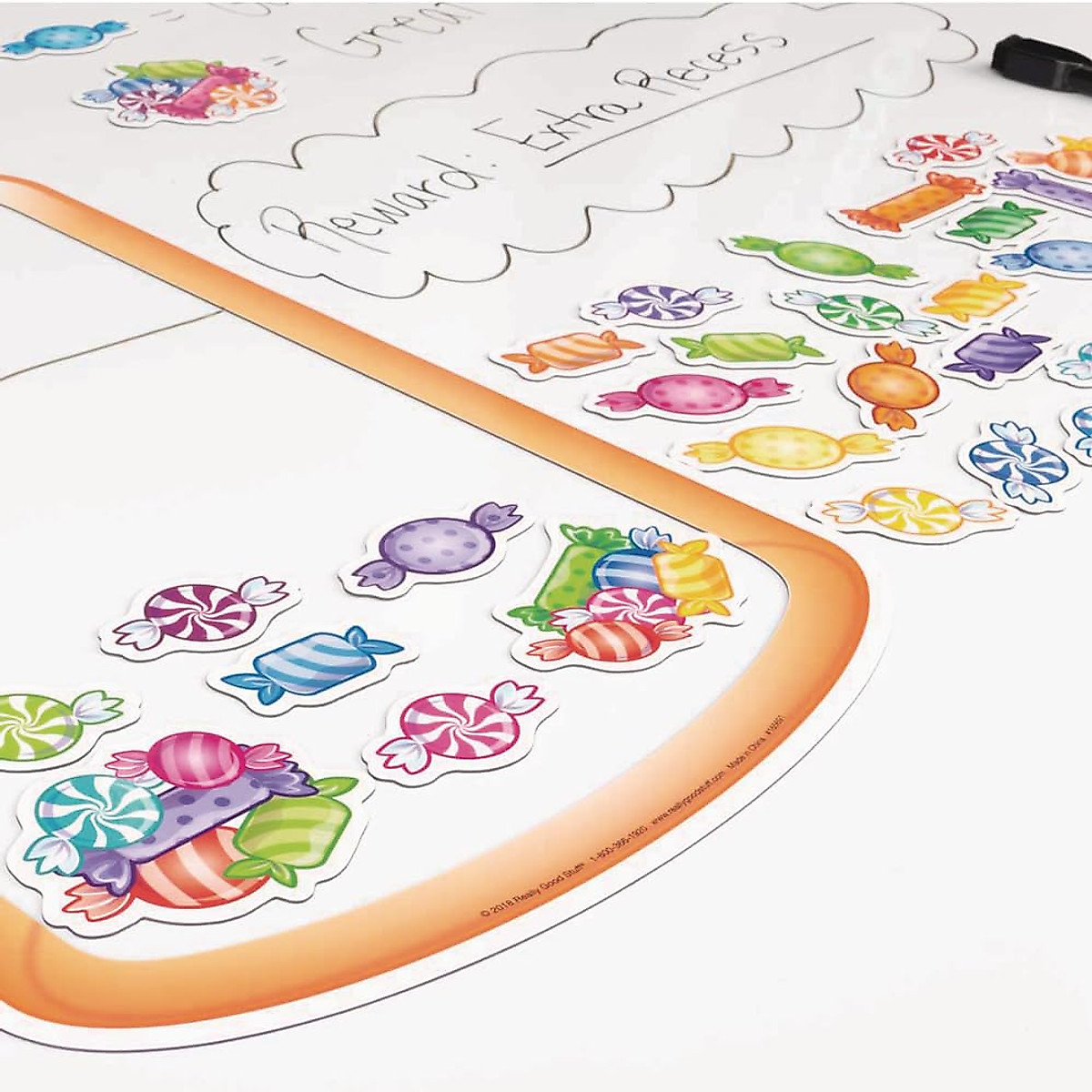 Really Good Stuff So Sweet Positive Behavior Jar, 44 Magnets | Classroom Reward System, Classroom Tools, Magnetic For Whiteboard, Classroom Must Haves