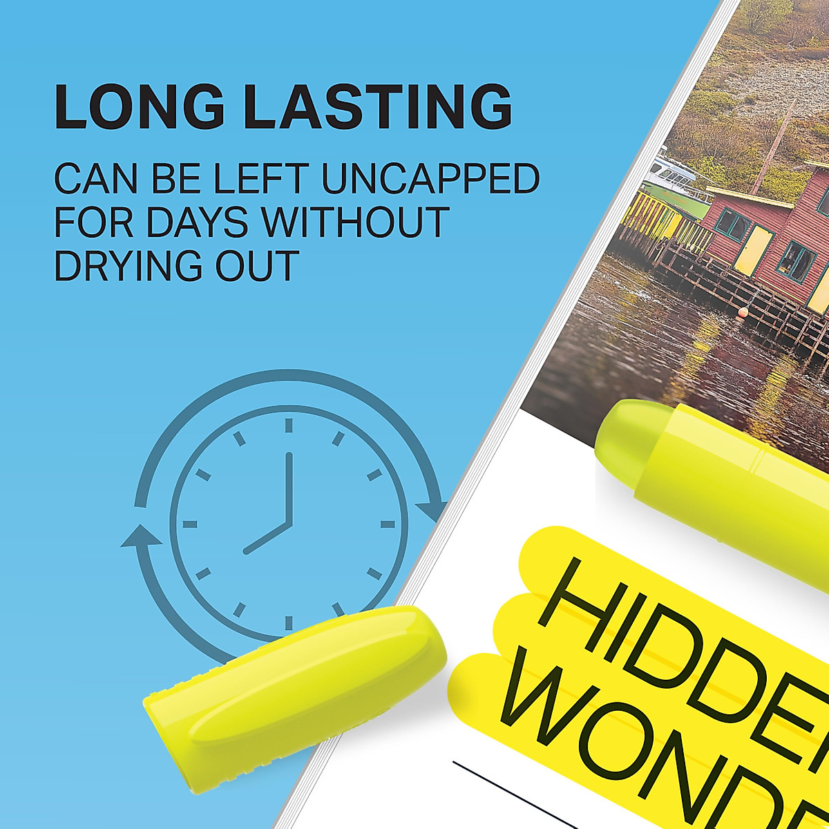 Sharpie Gel Highlighters, Bullet Tip, Assorted Colors, 5 Count