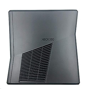 New Replacement Top Upper & Bottom Cover Full Housing Shell Case Cover with Kits for Xbox 360 Slim Console Black
