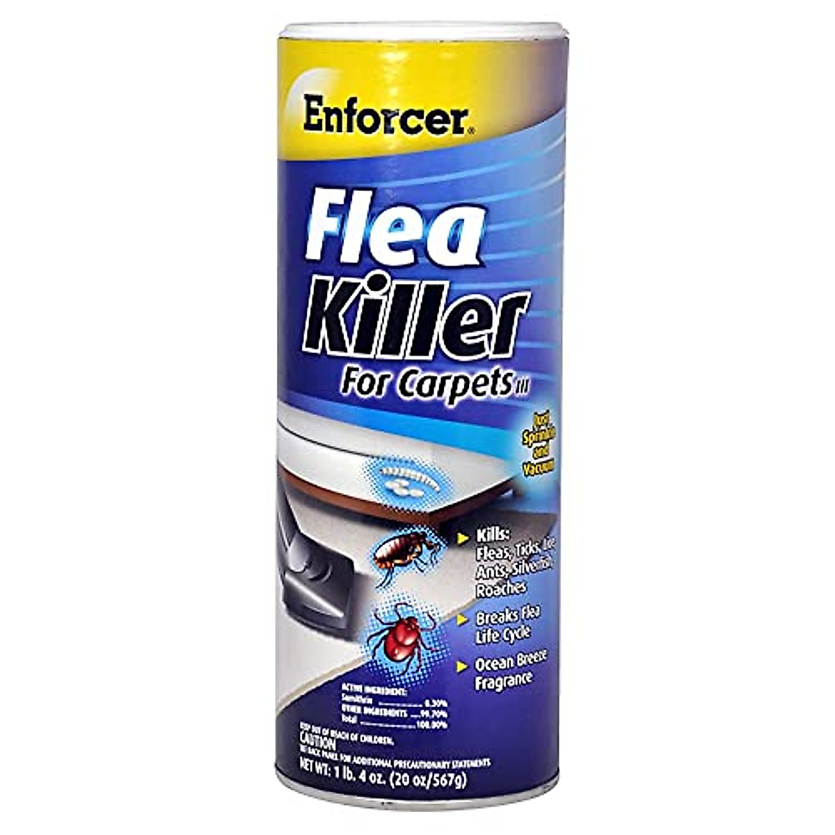 Enforcer 20-Ounce Flea Killer for Carpet, Ocean Breeze Fragrance