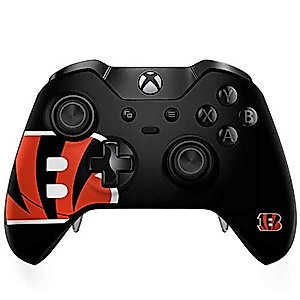 Skinit Decal Gaming Skin compatible with Xbox One Elite Controller - Officially Licensed NFL Cincinnati Bengals Large Logo Design