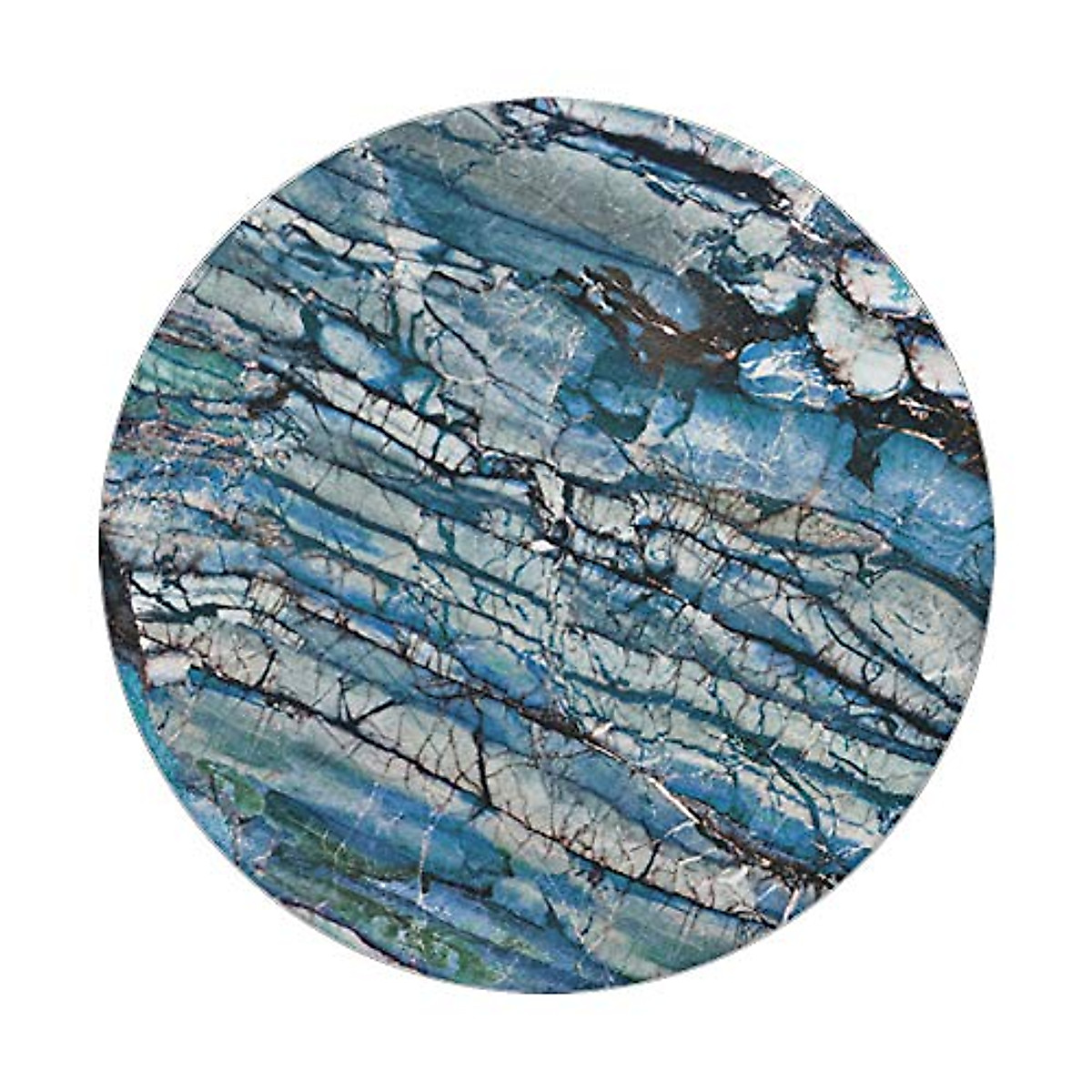 Sassy Southern Charm & Grace Modern Cracked Teal & Turqouise PopSockets PopGrip: Swappable Grip for Phones & Tablets