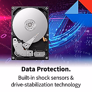 Toshiba X300 6TB Performance & Gaming 3.5-Inch Internal Hard Drive – CMR SATA 6.0 GB/s 7200 RPM 256 MB Cache - HDWR160XZSTA