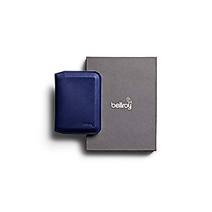 Bellroy Apex Slim Sleeve (Slim Bifold Leather Wallet, RFID Protected) - Indigo