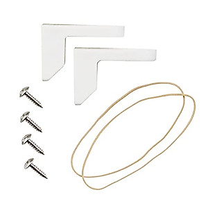 COMPAC HOME Compac’s Stabilizers T Bumpers, Lock Place, Keeps Children, Elderly, Disabled Safe from Slipping Off Shaking, Moving or Wobbly Toilet Seat (1 Set), White, 1 Count (Pack of 1)