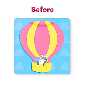 Skillmatics Art Activity - Fun with Foam Unicorns & Princesses, No Mess Sticker Art for Kids, Craft Kits, DIY Activity, Gifts for Boys & Girls Ages 3, 4, 5, 6, 7, Stocking Stuffers, Travel Toys