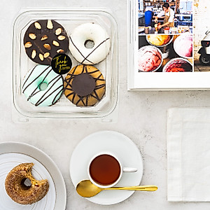 Peachy + Peony - 1.5 Inch Thank You Stickers Small Business - 500 Waterproof Gold Foil Thank You Labels for Packaging, Mailers, Etsy, Bakery – Thank You for Supporting My Small Business Stickers Roll