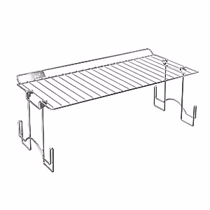 Yukon Glory™ Griddle Warming Rack, Designed for 17" Blackstone Griddles, One-Step Clip On Attachment, Portable and Collapsible