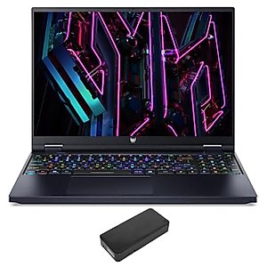 acer Predator Helios 16 Gaming Laptop (Intel i7-13700HX 16-Core, 64GB DDR5 4800MHz RAM, 2x4TB PCIe SSD (8TB), GeForce RTX 4060, 16.0" 165 Hz Wide QXGA (2560x1600), WiFi, Win 10 Pro) with USB-C Dock