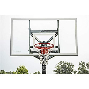 Goalsetter All-American In Ground Adjustable Basketball System with 60-Inch Acrylic Backboard and Single Static Rim, Black (SS45560A1)