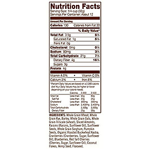 Bob's Red Mill Fruit and Seed Muesli 14 Ounce (Pack of 3)