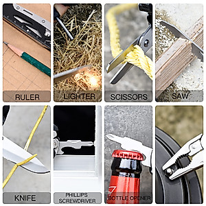 Gifts for Christmas, Multi Tool , 14 in 1 Stainless Steel Portable Multifunction Pliers with Nylon Sheath for Men Women