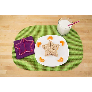 Sandwich Cutters for Kids, 4 pk - Cute Bread Crust & Cookie Cutters with Butterfly, Star, Dinosaur & Elephant - Great for School Lunches and Home Baking