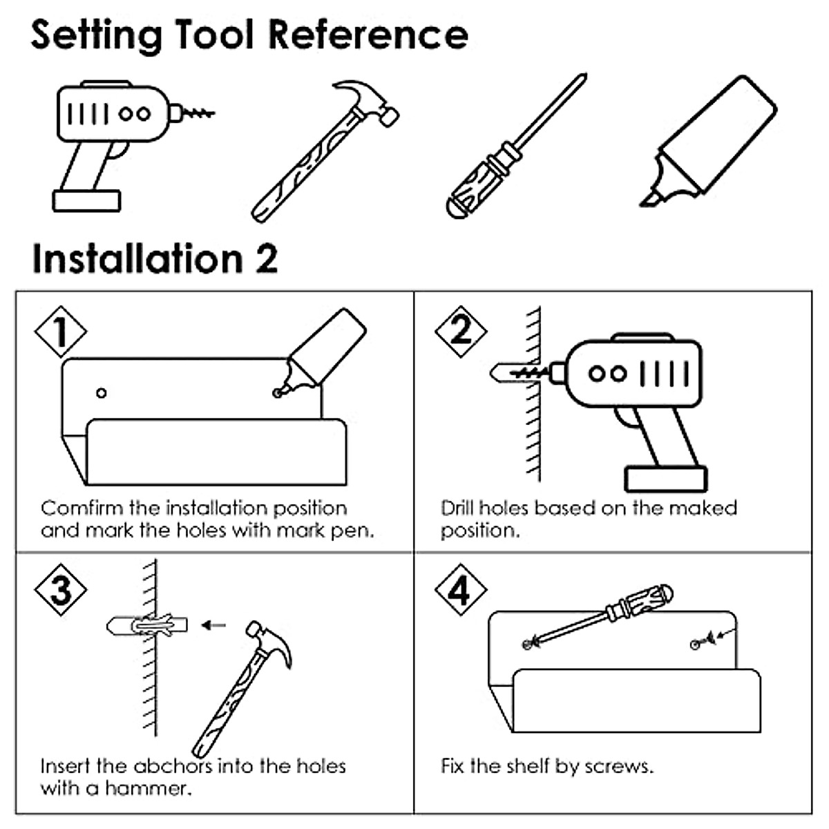 4 Pack 16.5" Acrylic Invisible Floating Bookshelf Multifunctional Wall Shelf, Hangable CDs Picture Book Display and Acrylic Nail Polish Shelves for Picture Storage, Kitchen Bottle & Can Display