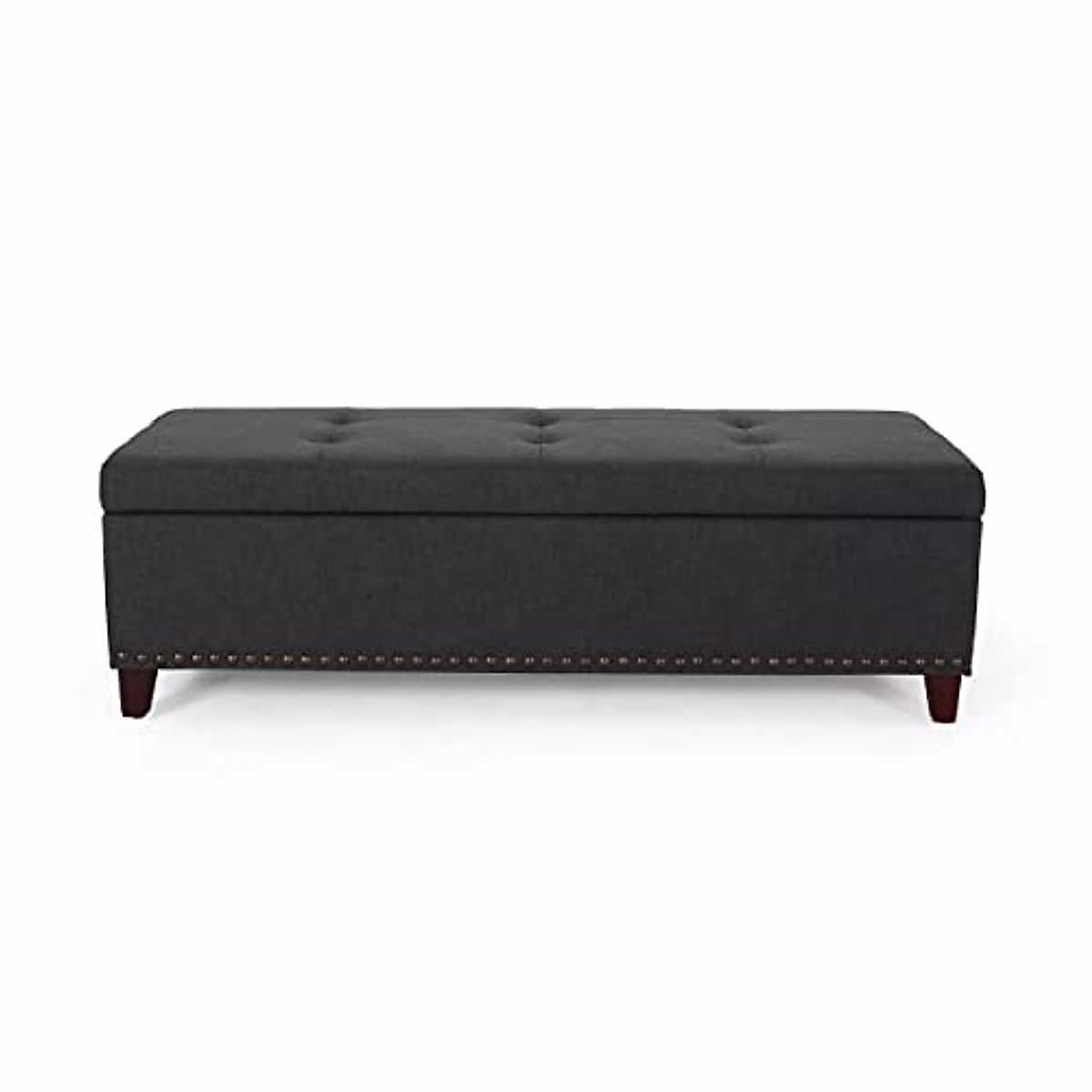 Christopher Knight Home Obert Ottoman, Dark Gray