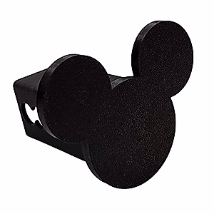 Mickey Mouse Cookie Solid Black Hitch Cover