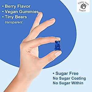 Potassium Magnesium Gummies, Potassium Gummies Sugar Free for Adults Kids, Support Leg Cramps & Muscle & Heart Health, Magnesium Glycinate Gummies Best for Bedtime, Vegan, Non-GMO, Berry Flavor, 60