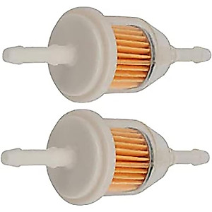 LiXueche AM116304 Fuel Filter For 1/4"" and 5/16"" Fuel Line Replaces 71-5960 120-436 GY20709 38666 149-2206-01 21541500 98021 25 050 22-S for J-ohn D-eere K-ohler 120-436 GY20709（2pcs）, sdf123