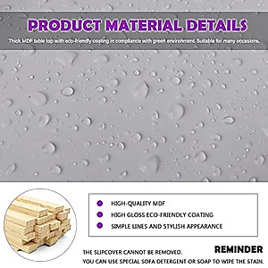 HFG 39 inch Home Writing Desk Dressing Table Vanity Table with 2 Drawers Laptop Workstation Executive Desk Easy to Install Gray