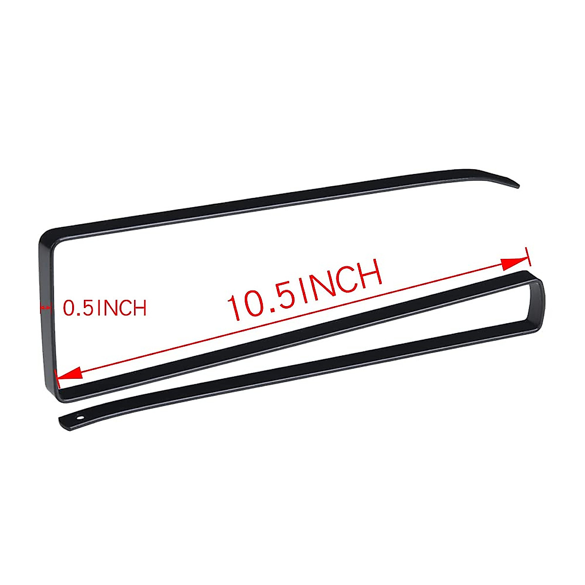 Paper Towel Holder Under Cabinet Wall Mount, Adhesive Paper Towel roll Holder Rack Stick to Wall for Kitchen Bathroom Farmhouse, Matt Black