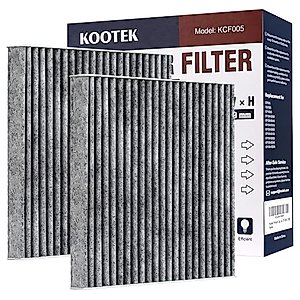 Kootek Cabin Air Filter with Activated Carbon, 2pcs Car Automotive Replacement Passenger Compartment Air Filters for Toyota 4Runner, RAV4, Corolla, Camry, Highlander, Tundra, Subaru, CP285, CF10285