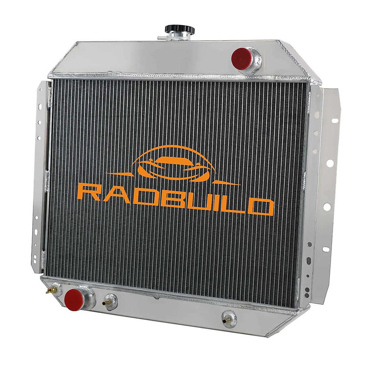 RadBuild 3 Row Radiator For 1966-1979 Ford Bronco F100 F150 F250 F350 L6 V8 GAS