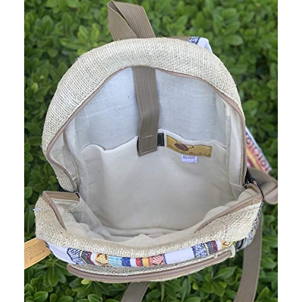 Unique design Hemp Backpack Small Backpack Hippie Backpack Festival Backpack Hiking Backpack 100% Hemp|100 VEGAN| FAIR TRADE | Handmade with Love.