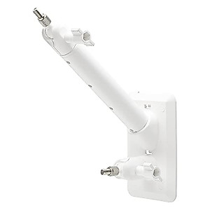Holicfun 2-in-1 Security Camera and Solar Panel Wall Mount for Ring, Eufy, Arlo, Reolink Solar Panels and Cams (White)