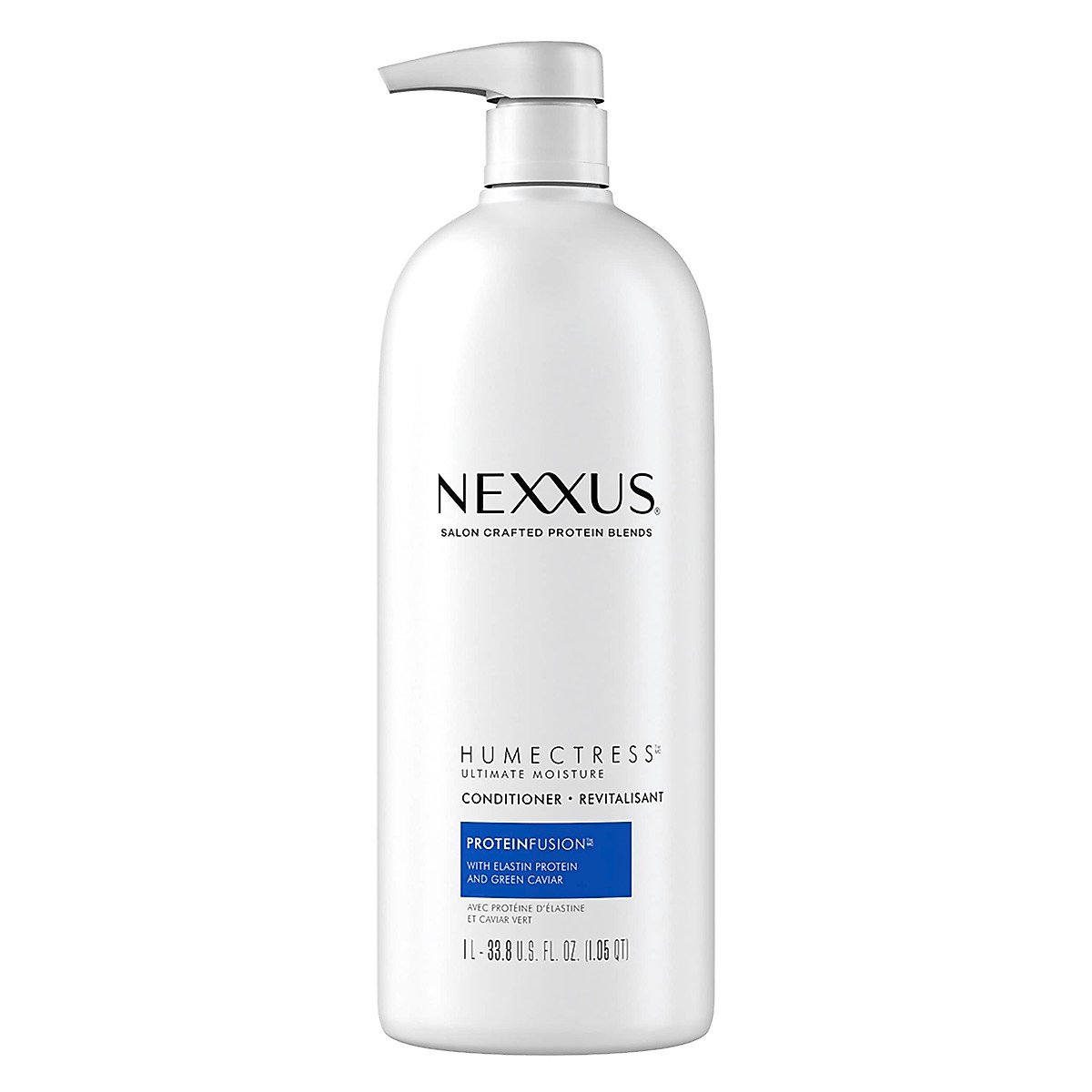 Nexxus Humectress Moisturizing Conditioner for Dry Hair Ultimate Moisture Moisturizing ProteinFusion with Elastin Protein and Green Caviar 33.8 oz