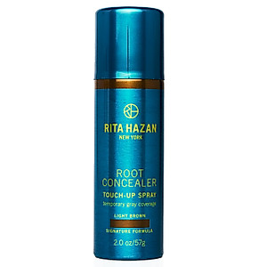 Rita Hazan Root Concealer Touch Up Spray - Instant Spray To Cover Up Roots - Quick Drying, Water-Resistant Formula - Temporary Hair Color Spray for Gray Roots - 2 oz. Root Spray Light Brown