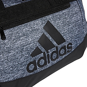 adidas Defender 4 Small Duffel Bag, Jersey Onix Grey/Black, One Size