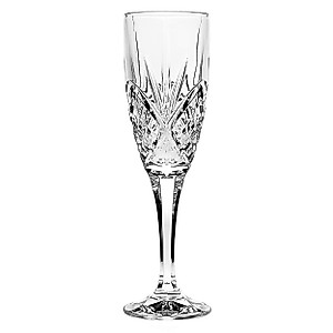 Godinger Dublin Crystal Champagne Flutes - Set of 4