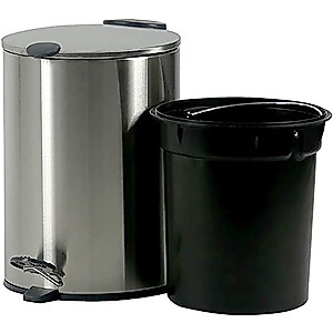 kela Cosmetic bin, Stainless Steel, Silver matt, 5 L