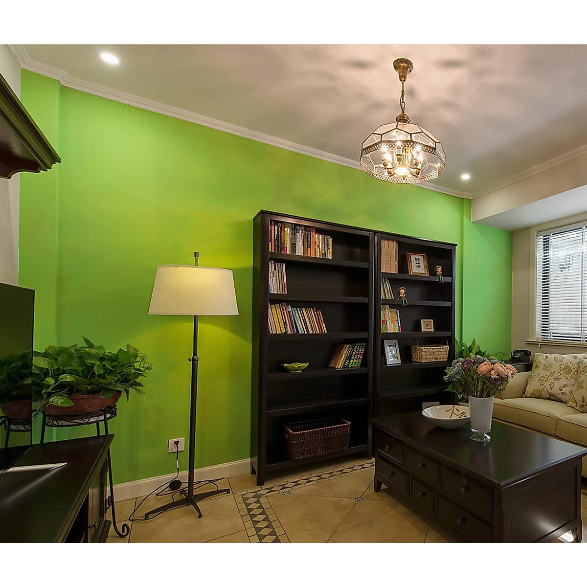 Ismoon 15.7"X118"Thicken Red Contact Paper Matte Red Wallpaper Opaque Red Removable Waterproof Peel and Stick Vinyl Film Self-Adhesive Paper Shelf Liner for Decorating Wall Table Wall and Door Reform