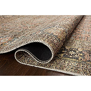 Loloi II Adrian Collection ADR-03 Terracotta/Multi, Traditional 7'-6" x 9'-6" Area Rug