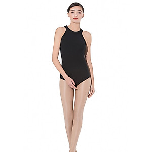 ModLatBal Women's Halter Neck Spandex Ballet Dance Leotard