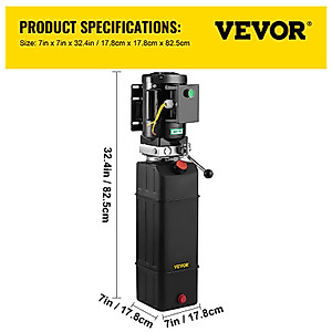 Mophorn Hydraulic Pump 2950 PSI 60HZ Hydraulic Power Unit 3 HP 220V Hydraulic Power Pack for 2 & 4 Post Lifts Car Lift Hydraulic Power Unit with 3.5 Gallon Reservoir