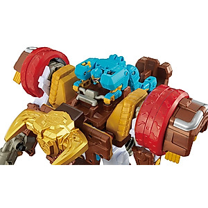 Bandai Shuriken Sentai Ninninger DX Bison King Toy Figure - Animal-Themed, No Assembly Required, Modern Style, Ages 3+