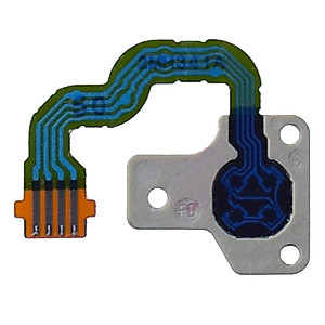 New Replacement C-Stick Analog C Joystick Stick Ribbon Cable with Stick Cap Cover for Nintendo New 3DS New 3DS XL LL-Light Grey