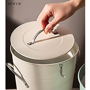 HFWYJF 4.2 Quart/4 Liter Double Wall Ice Bucket,Ice Bucket for Cocktail Bar,Ice Buckets for Parties,Insulated Ice Buckets with Lid and Scoop,Party Beverage Tub for Home Kitchen Outdoor