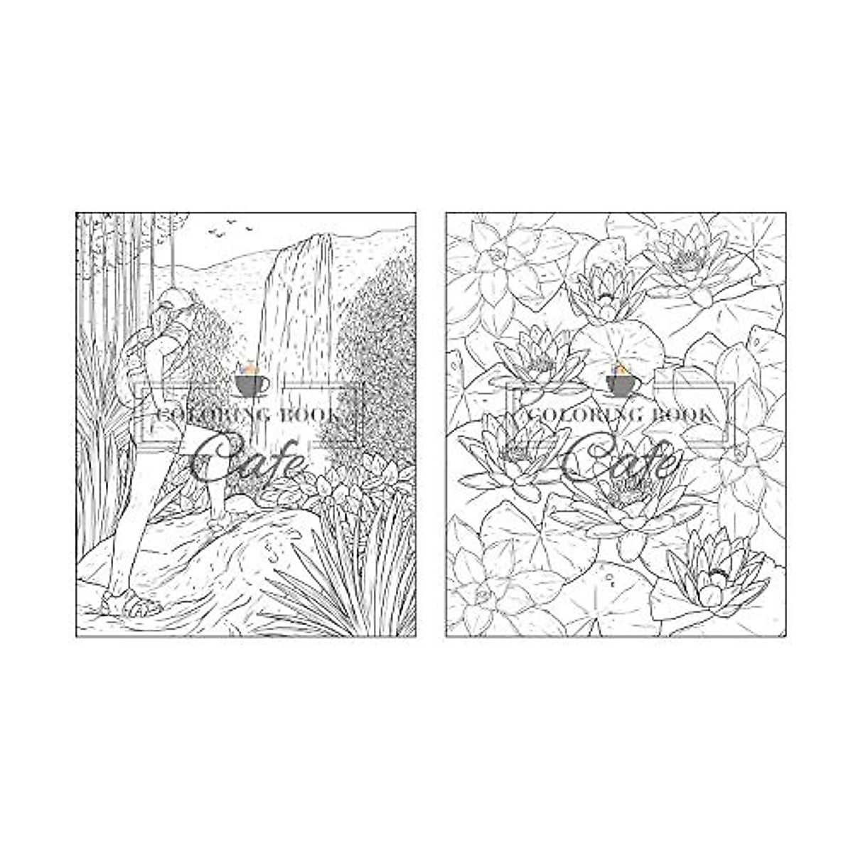 100 Wildlife Scenes: An Adult Coloring Book Featuring 100 Most Beautiful Wildlife Scenes with Animals, Birds and Flowers from Oceans, Jungles, Forests and Savannas