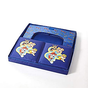 Idea Nuova Paw Patrol 3 Piece Collapsible Set with Storage Table and 2 Ottomans, Blue