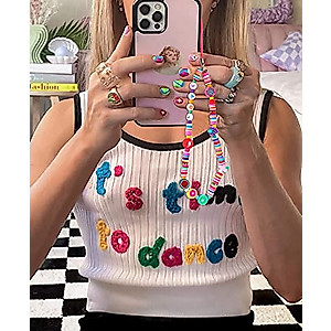 1140Pcs Flower Smiley Face Beads Polymer Clay Bead Kit Include y2k Mixed Fruit Spacer Trendy Clay Beads Charms for Jewelry Making, Bracelet Making Kit Accessories for Women Girls